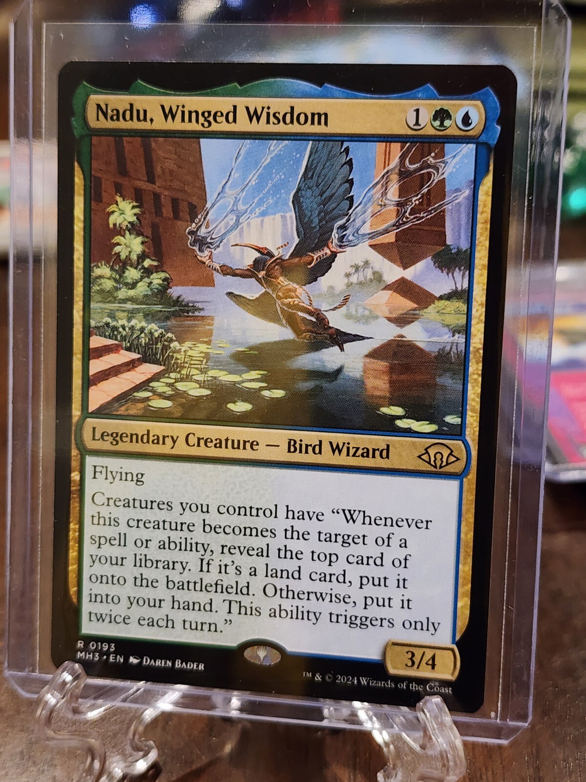 MTG Nadu, Winged Wisdom Modern Horizons 3 0193 Regular Rare | eBay