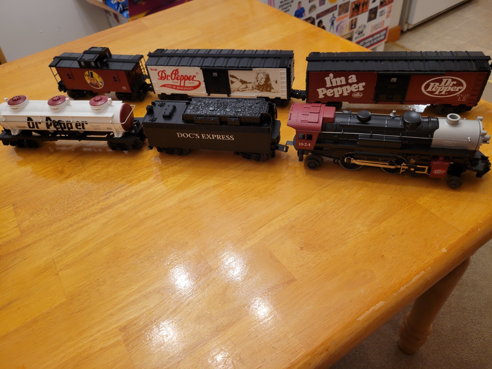 Lionel 6-30097 Docs Express Dr. Pepper Steam Engine Train Set RARE ...