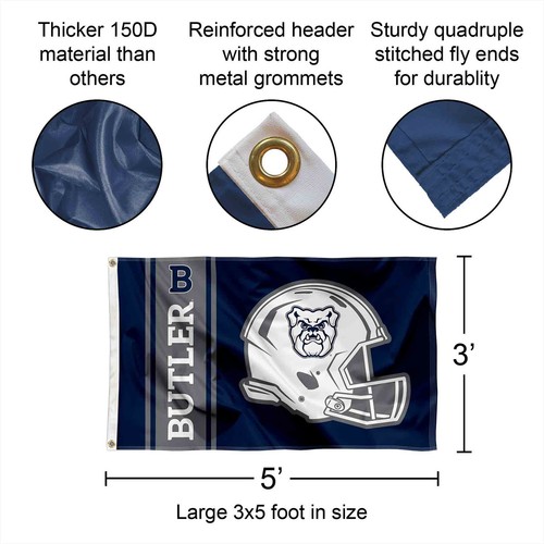Butler Bulldogs Football Helmet Flag Large 3x5 | eBay