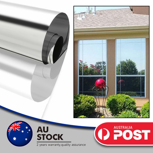 One Way Tint Privacy Mirror Window Glass Film Heat Reflective Block ...