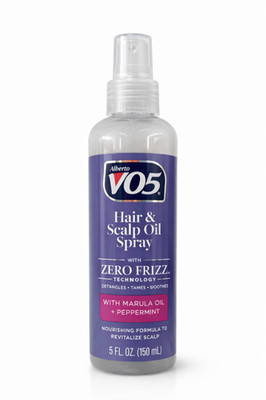 Alberto VO5 Hair & Scalp Oil Spray Zero Frizz Marula Oil Peppermint 5oz ...