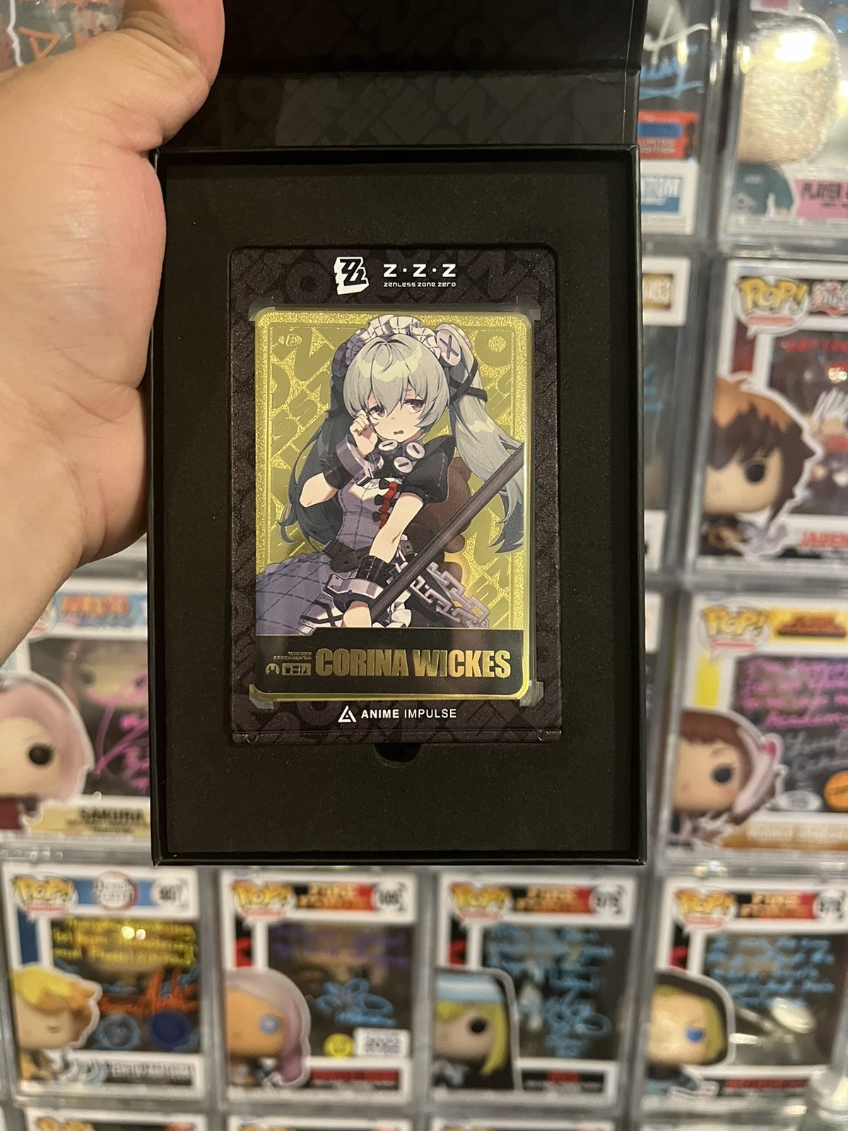 Zenless Zone Zero ZZZ Corin Gold Anime Impulse Metal Card | eBay