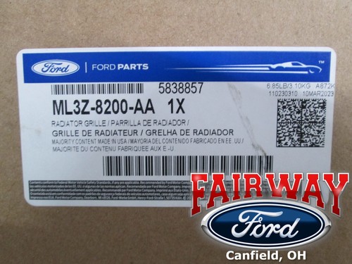 Genuine Ford Grille Assembly - Radiator Ml3z-8200-aa for sale online | eBay