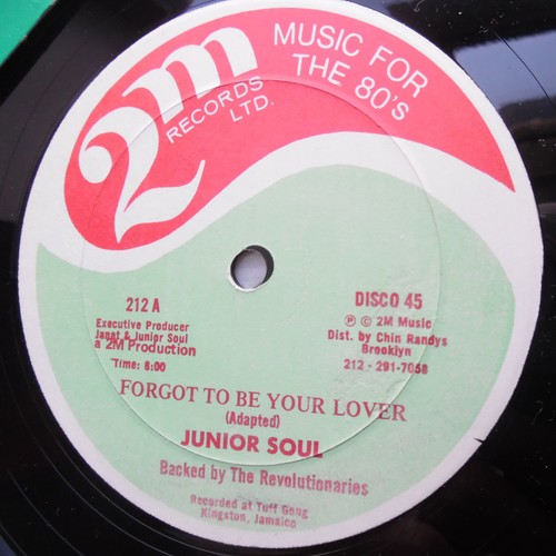Junior Soul Forgot Pour Être Votre Lover Reggae 12 " Américain Presser ...