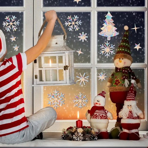 Removable Window Stickers Low-light Orbs Colorful Reflective Static ...