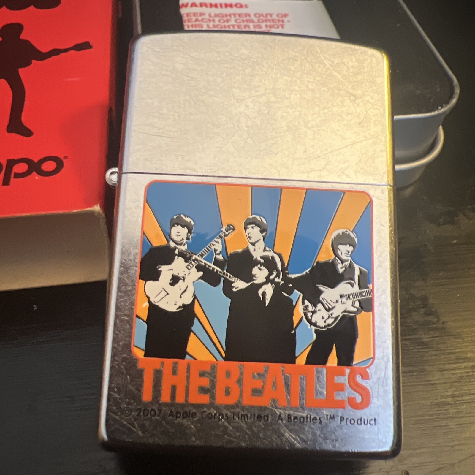 Zippo Lighter - The Beatles - Band - John Lennon, Paul McCartney ...