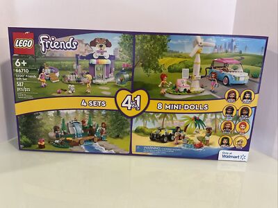 BRAND NEW LEGO 66710 Friends *4-in-1 Set w/8 Mini Dolls* STEM Gift Toy ...