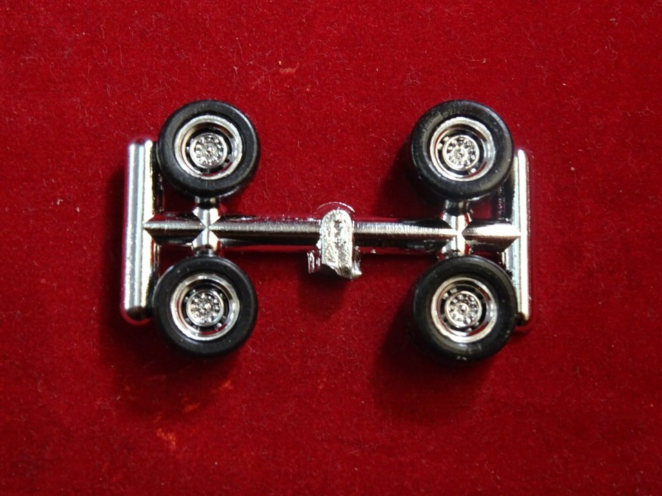 4 NEW SETS HO ROAD RACE REPLICAS CHROME WHEELS AND TIRES AURORA T-JET ...