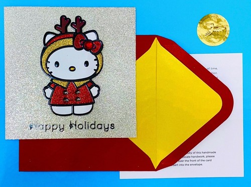 Papyrus Hello Kitty Christmas Card Holiday Greeting Cards Sanrio Cat ...