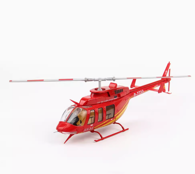 1:32 37CM State Grid General Aviation Company Bell 206 Helicopter ...