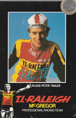 L450. Cyclisme. TI RALEIGH 1978. Klaus Peter Thaler. Tour de France ...