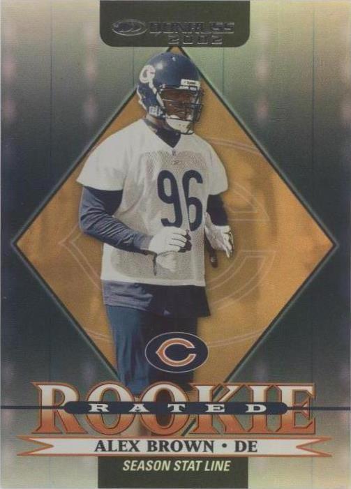 2002 Donruss - Rated Rookie Alex Brown #272 Season Stat Line /50 (RC ...