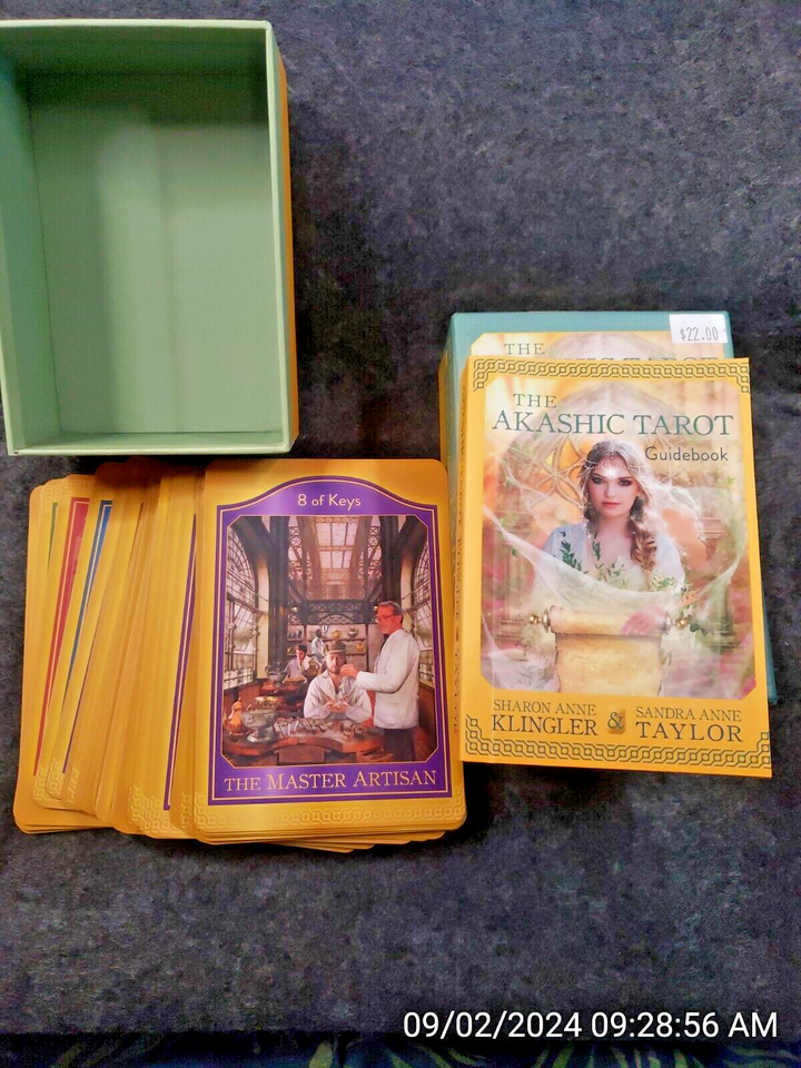 The Akashic Tarot: A 62-card Deck and Guidebook (C2B4) 9781401950446| eBay