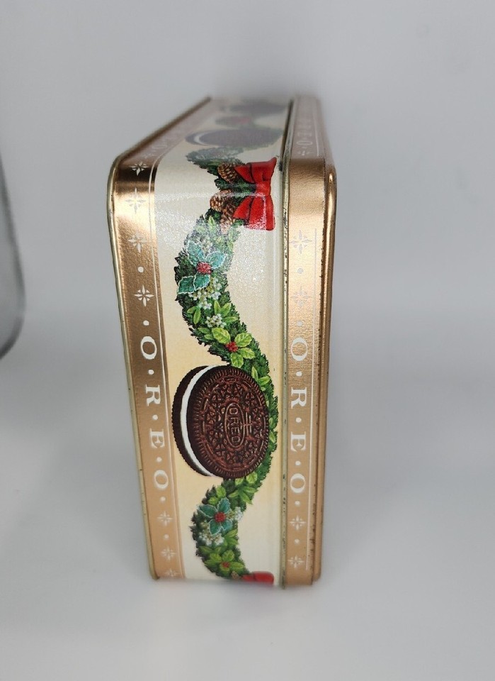Vintage Tin Oreo Cookies 75th Anniversary 1912-1990 Christmas Vintage ...