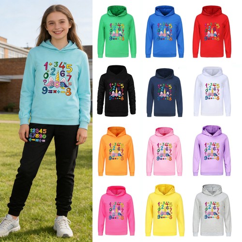 Numbers Day Kids Hoodie Top Math Symbol Jumpers Sweatshirt National ...