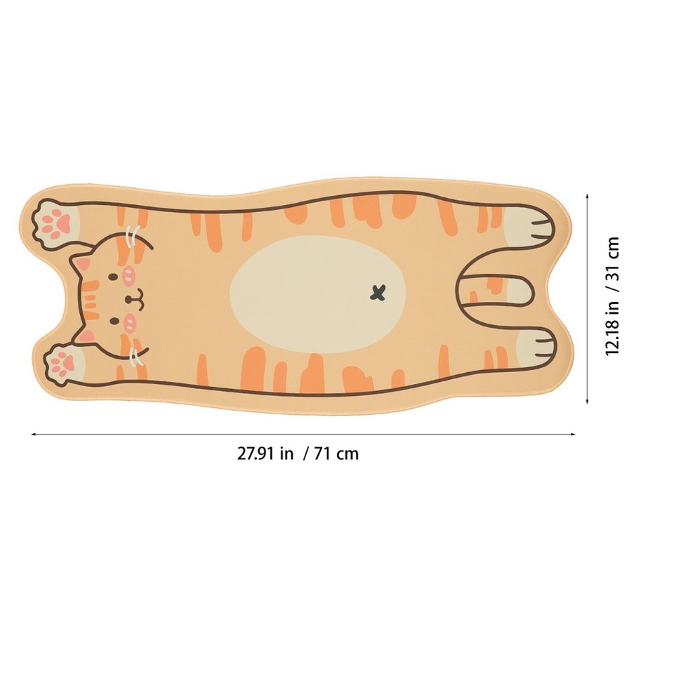 Desk Cushion Computer Mouse Pad Cute Deskmat Gaming Mousepad Lovely ...