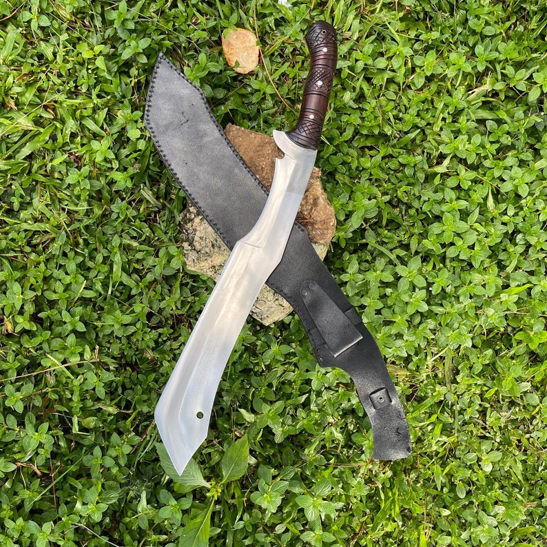 Custom Handmade Carbon Steel Blade Tactical Khopesh Sword| Hunting ...