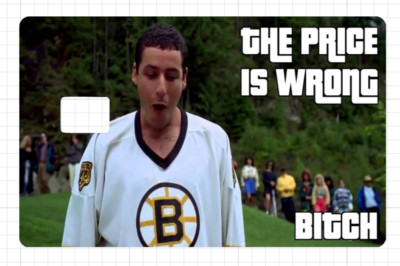 Happy Gilmore Price is Wrong Credit Debit Card Skin Sticker Golf PGA ...