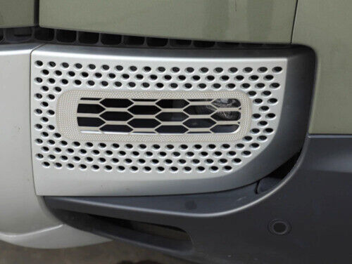 Front Bumper Fog Light For Land Rover Defender 20-2023 Silver Steel ...