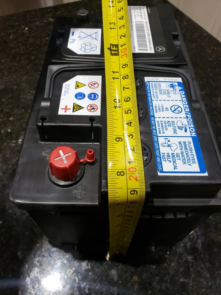 NEW MERCEDES-BENZ MAIN STARTER BATTERY A0019828008 A0009828202 ...