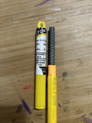 Relton RB6 3/8" X 8” Rotary-Only Rebar Eater Straight-Shank | eBay