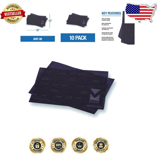 Washable 80 Grit Sanding Screen Sheets - 10-Piece Set for Floor ...