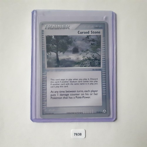 Cursed Stone - 72/92 - World Championships 2007 - Pokemon Card | eBay