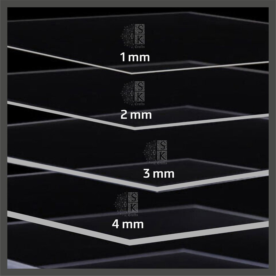 Rectangular Square Acrylic Sheet Clear Transparent Perspex Contact for Bespoke | eBay UK