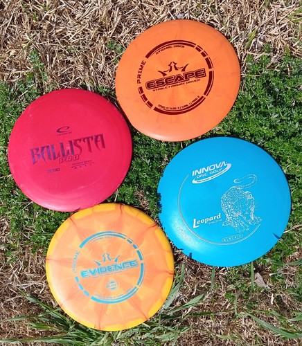 (4)Disc Golf Set of 3 Base Plastic Drivers & a Mid | eBay