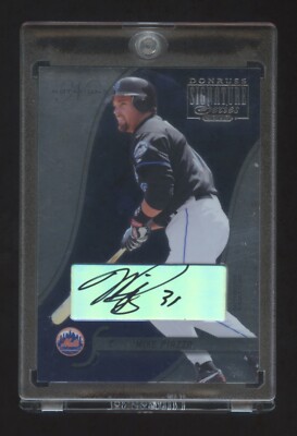 2003 DONRUSS SIGNATURE MIKE PIAZZA AUTOGRAPH #ED 1/5 NOTATION SUPER ...