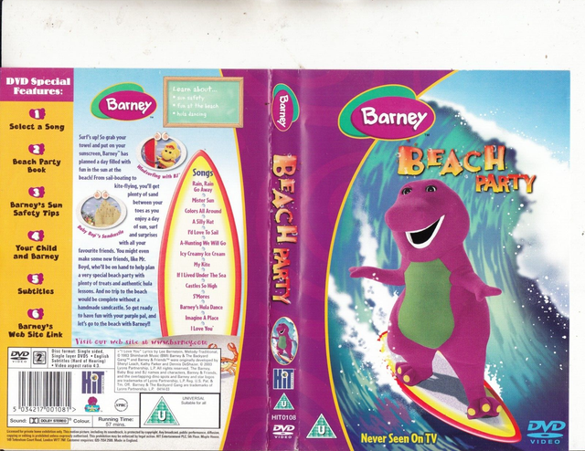 Barney - Beach Party 2002 DVD for sale online | eBay