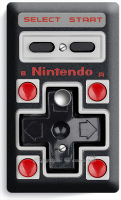 VIDEO GAME CLASSIC NINTENDO NEC CONTROLLER LIGHT DIMMER CABLE WALL ...