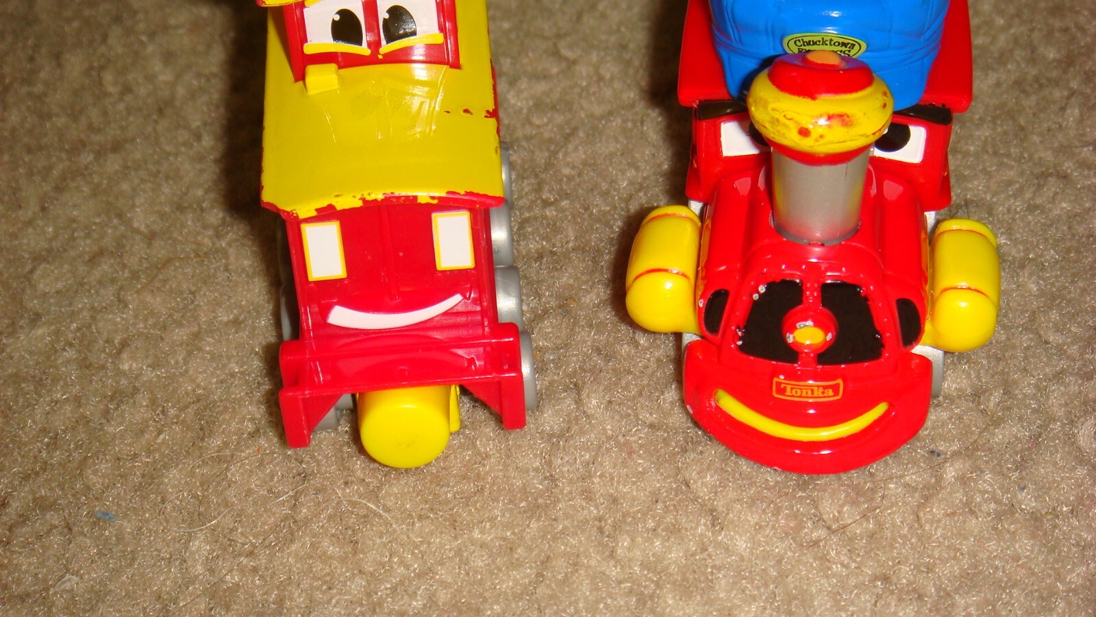 MD-25 Tonka Lil Chuck & Friends Train Engine Caboose Hasbro 2005 Maisto ...