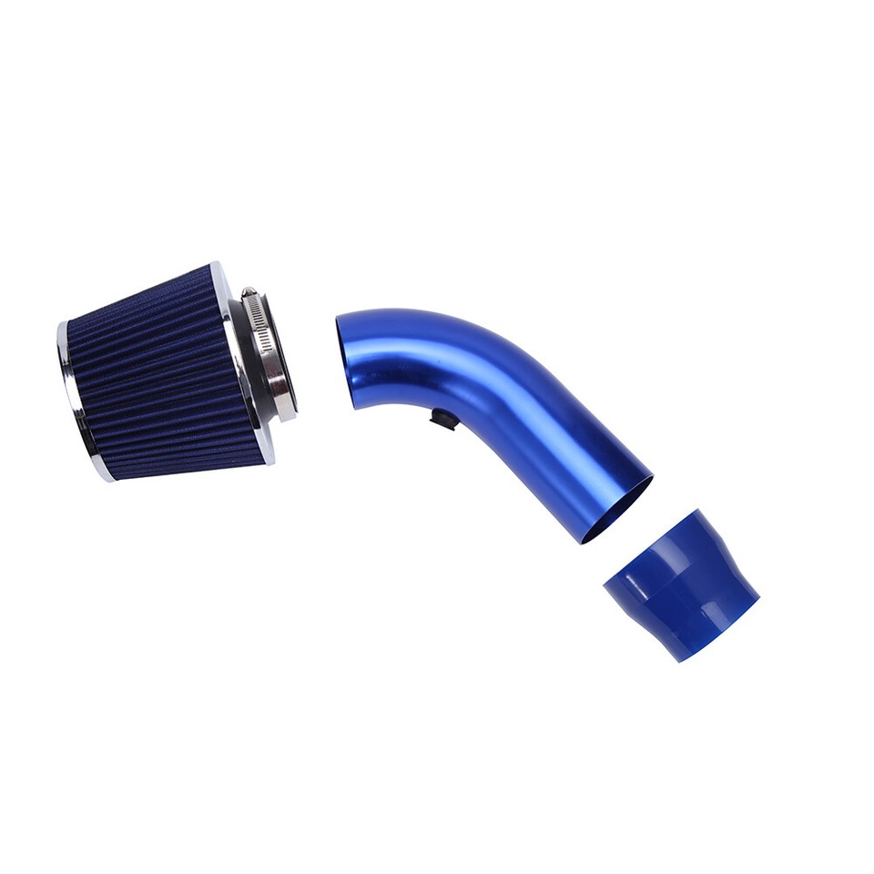 Blue 3" Cold Air Intake Filter Induction Pipe Kit For Fiat 500 Abarth ...