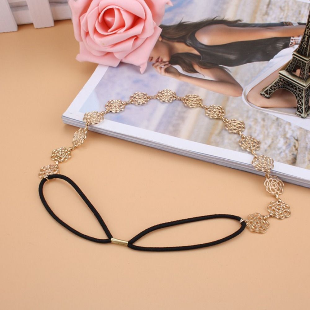 5Pcs Fashion Retro Rose Flower Hair Band Girls Accessories | eBay