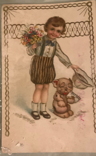 Bonzo Valentine Post Card, 1938 | eBay