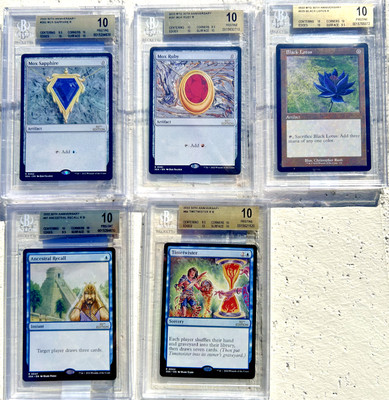 MTG:Magic the Gathering 30th PSA/BGS 10 Pristine graded Beckett Power 9 ...