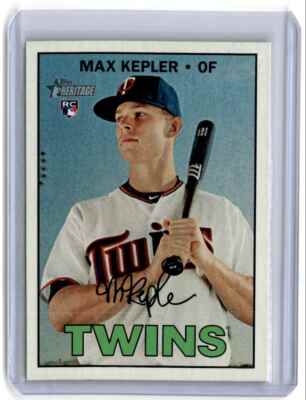 2016 Topps Heritage Max Kepler Rookie Minnesota Twins #717 | eBay
