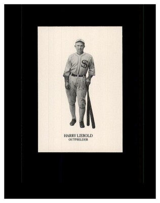 1992 MANNING 1919 BLACK SOX REPRINTS HARRY LIEBOLD CHICAGO WHITE SOX ...