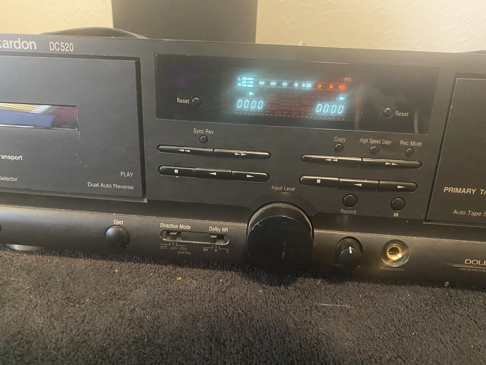 Harman/Kardon DC520 DOLBY HX PRO Double Cassette Deck. 96'-00' Great ...