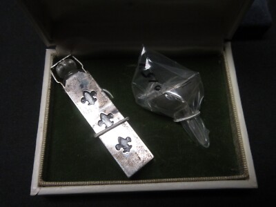 Lady Scout Leader Fluer-de-lis Art Deco Caged Perfume Bottle Made by ...