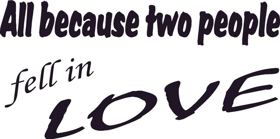 28 Love Quotes Vinyl Wall Decals by Scripture Wall Art, Romantic ...