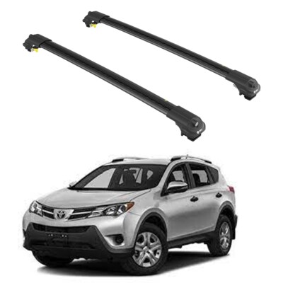 Fit for TOYOTA RAV4 (XA40) SUV 2013-2018 Roof Rack Cross Bars Black set ...