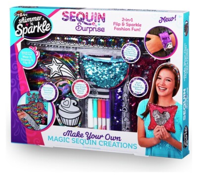Shimmer 'n Sparkle Sequin Surprise Magic Sequin Creations Set Kit Craft ...