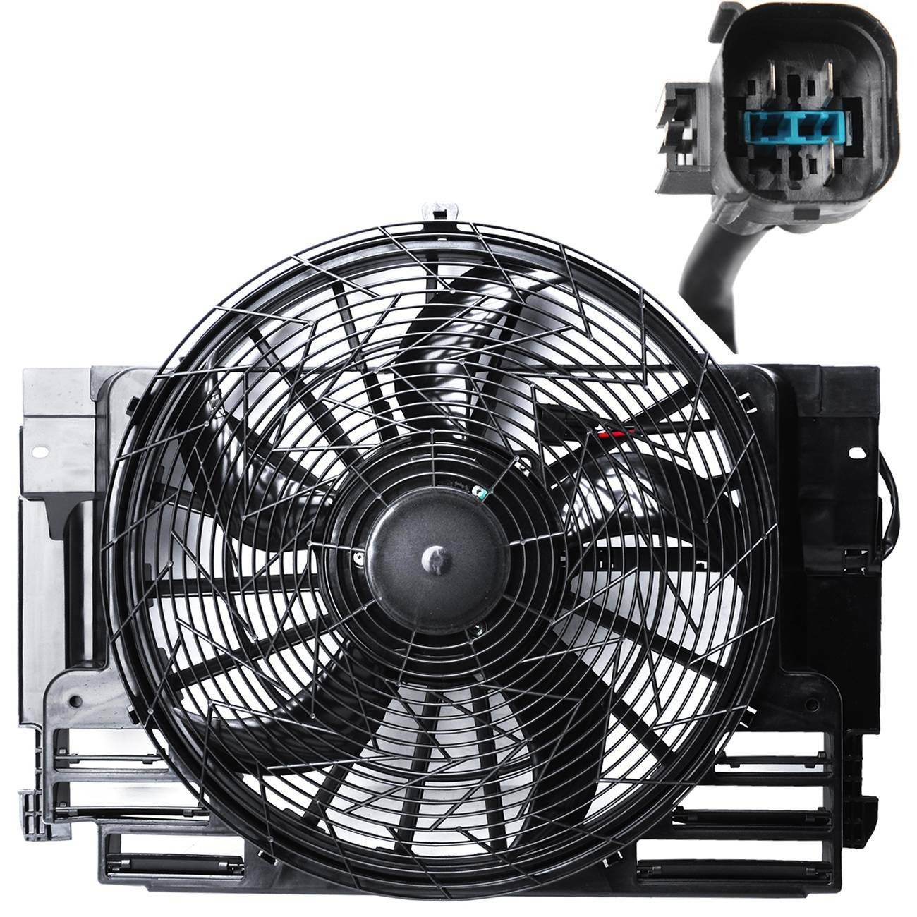 New A/C AC Blade Radiator Condenser Cooling Fan fit 00-06 BMW X5 E53 ...