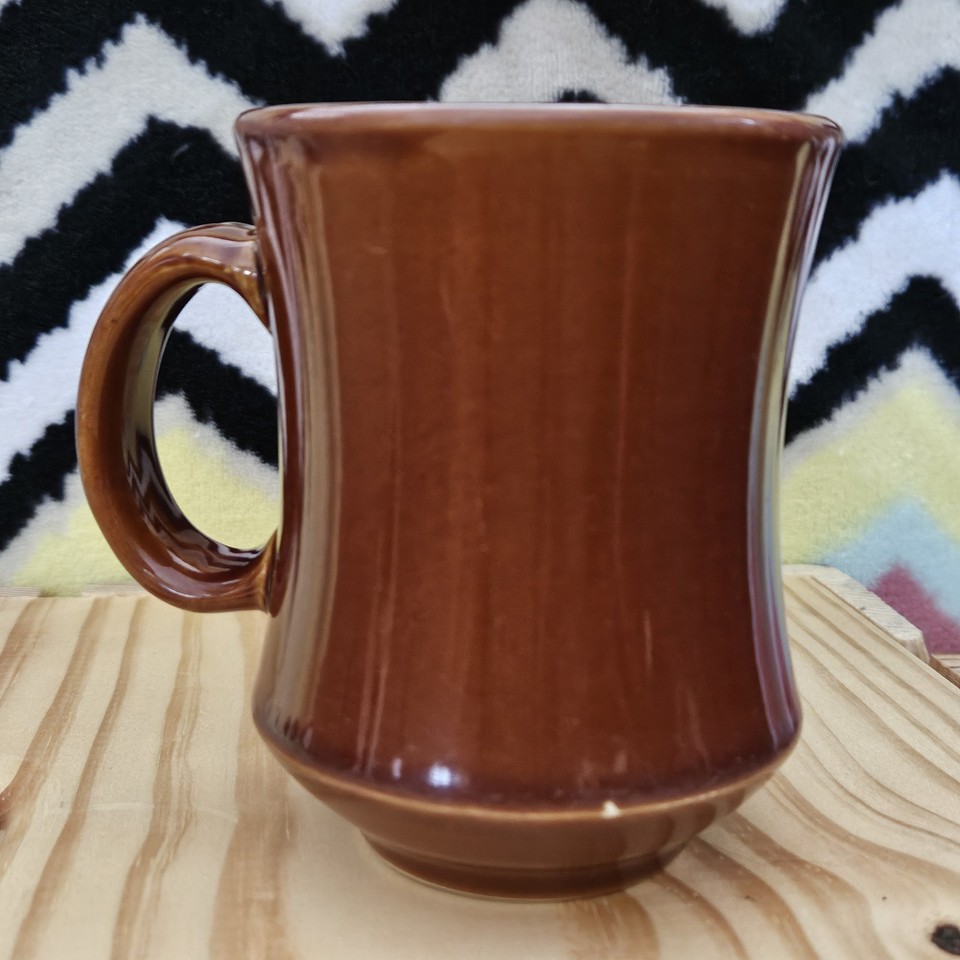 Vintage Rego Brown Glazed Ceramic Coffee Cup Restaurant Ware | eBay