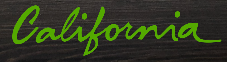 California Sticker Decal License Plate Font DIE CUT Vinyl Kit Yellow ...