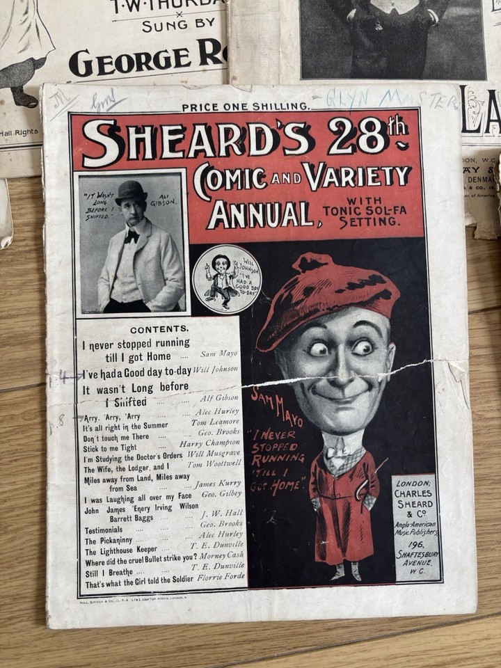 Vintage Music Hall Music Sheets 🎵 | eBay UK