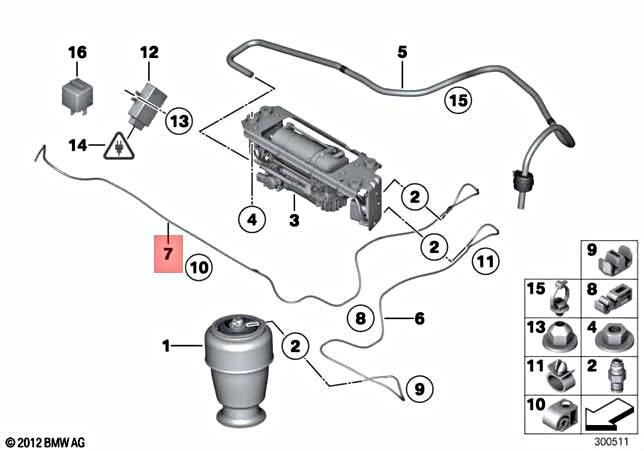 Genuine BMW Air Intake Tube Right F07 F11 518d 520d 520dX 520i ...