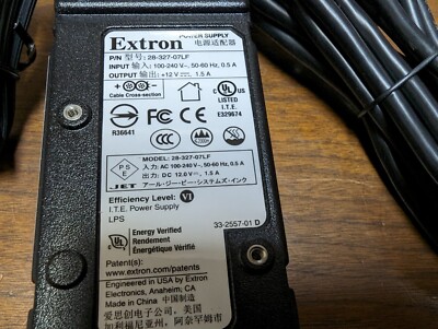 Extron PS Series power supply 28-327-07LF | eBay